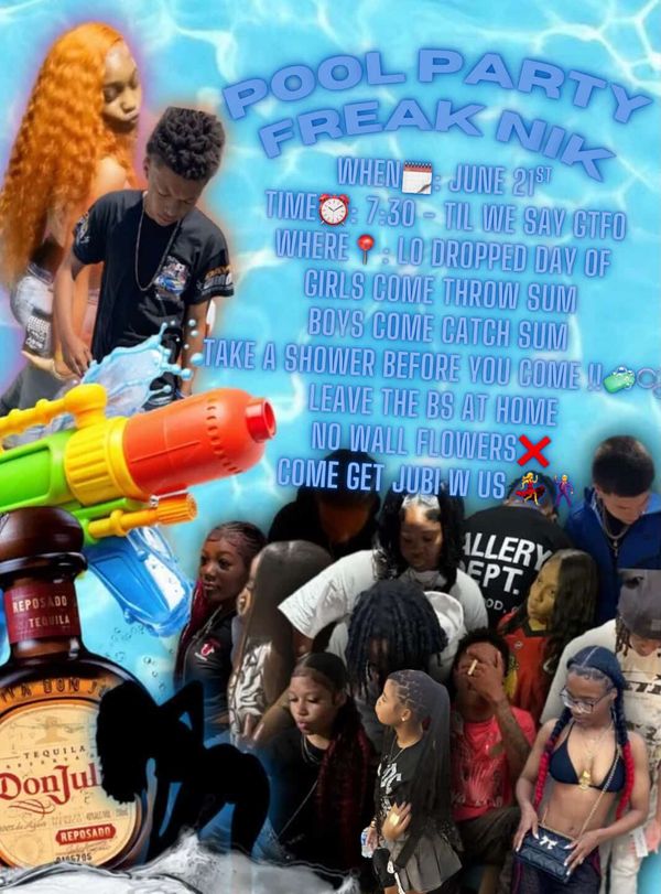 POOL PARTY FREAK NIK - CANCELLED!