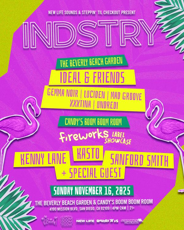 INDSTRY (FIREWORKS Takeover) @ THE BEVERLY BEACH CLUB PB