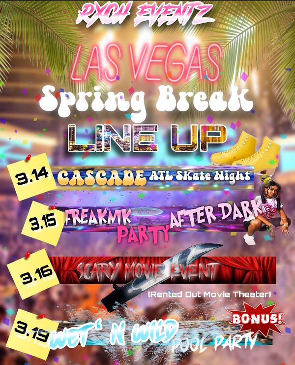 LAS VEGAS SPRING BREAK TAKEOVER💦🔥🌴☀️