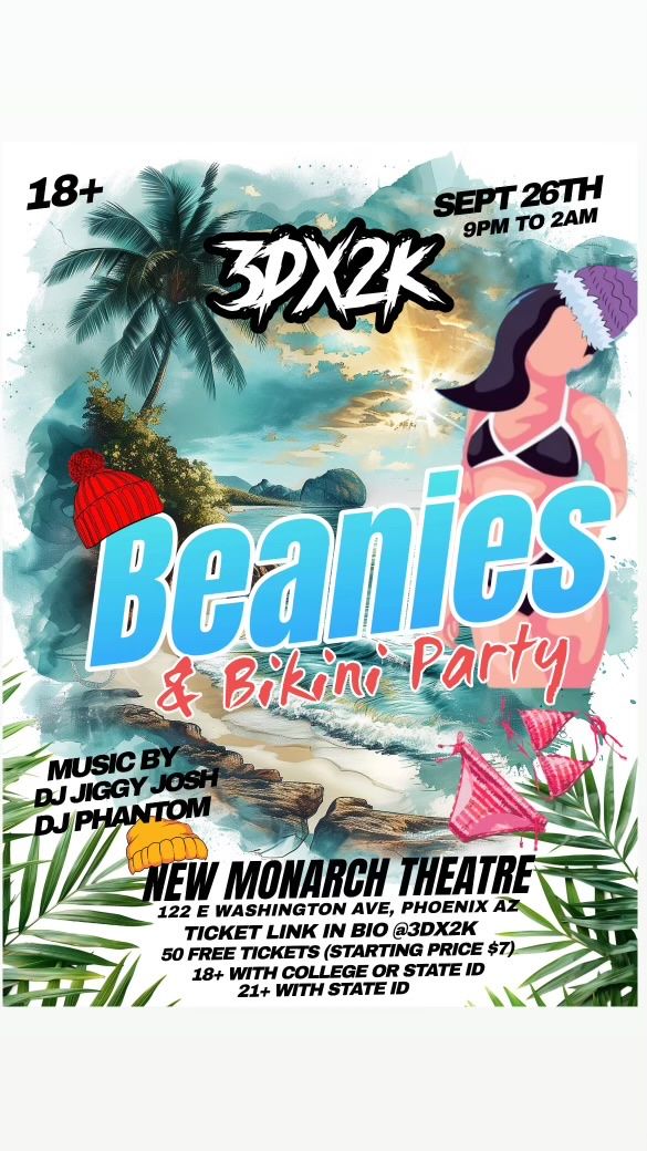 BEANIES & BIKINIS COLLEGE PARTY