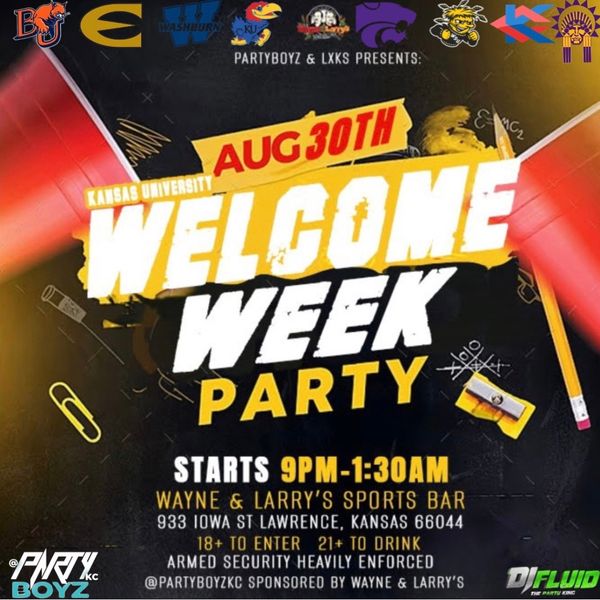 KU WELCOME WEEK PARTY