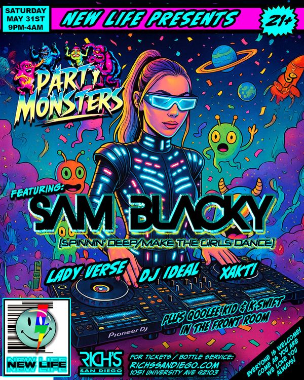 Party Monsters feat SAM BLACKY
