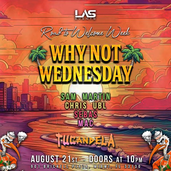 University of Miami Welcome Week Why Not Wednesday