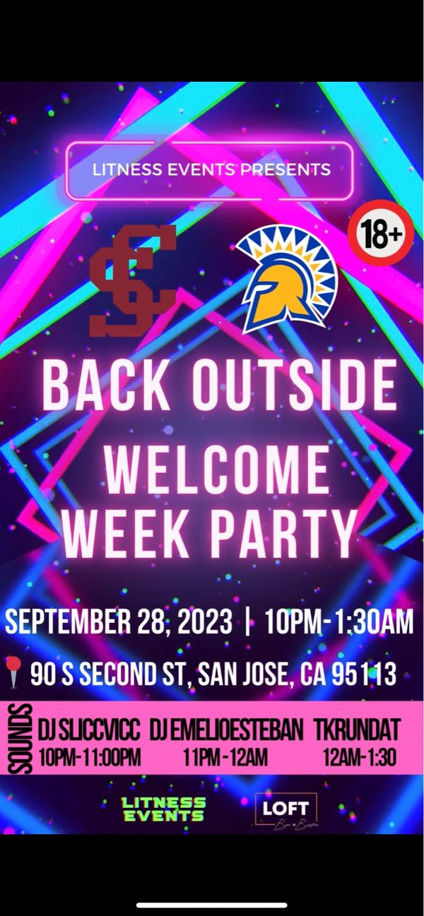 Litness Events Presents: Back Outside, Official Welcome Week Launch Party
