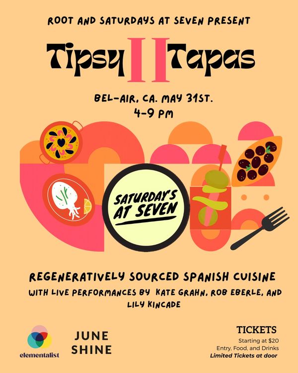 Tipsy Tapas 2 w/ Saturdays at Seven