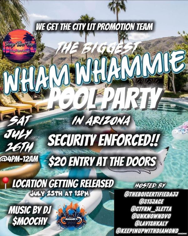WHAM WHAMMIE POOL PARTY🌊
