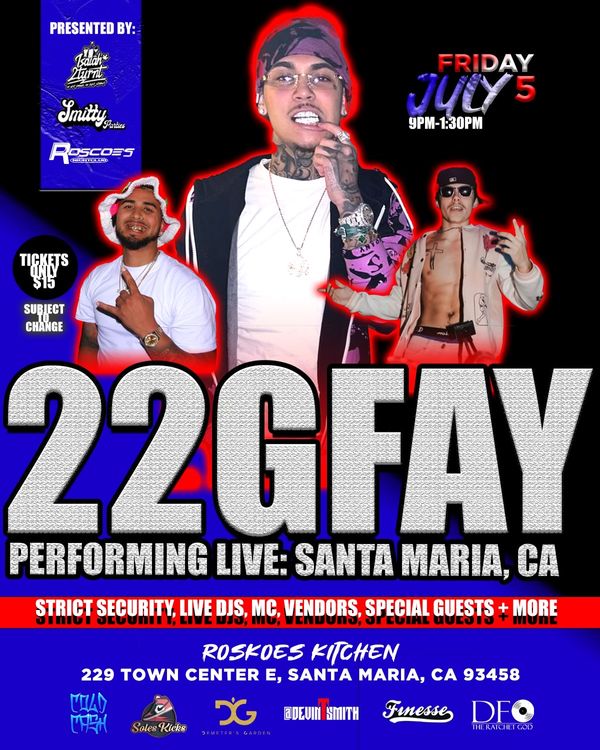 22gfay live in Santa maria