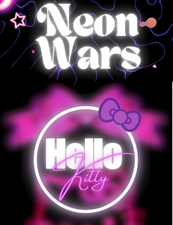 NEON WARS X HELLO KITTY TAKEOVER