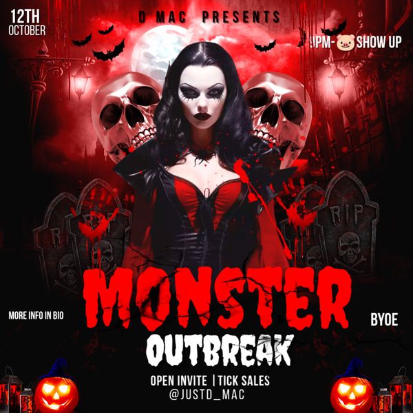 🎃🔪 MONSTER OUTBREAK!‼️💀🧛🏾